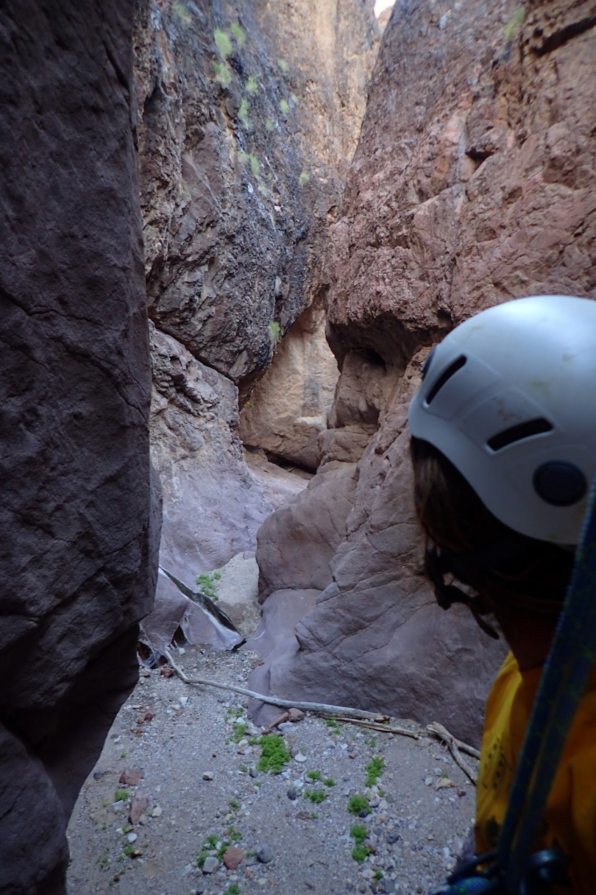 Canyoning in and around Black Canyon (Colorado/Nevada, USA) - fat canyoners