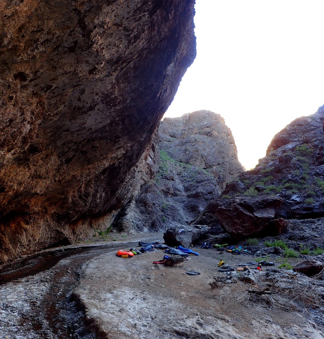 Canyoning in and around Black Canyon (Colorado/Nevada, USA) - fat canyoners